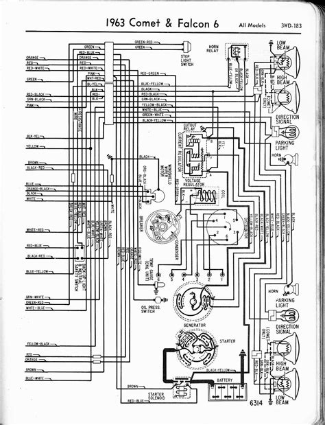 1963 Ford Falcon Wiring Diagram Chart Amity