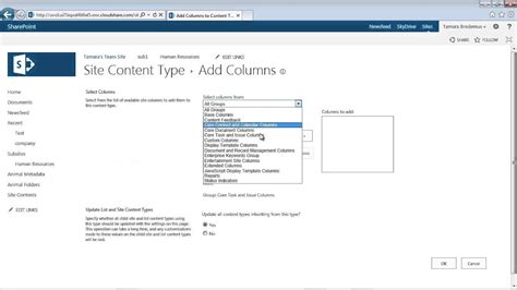 sharepoint 2013 build content types demo youtube