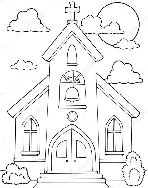 Desenhos De Igreja E Sol Para Colorir E Imprimir ColorirOnline