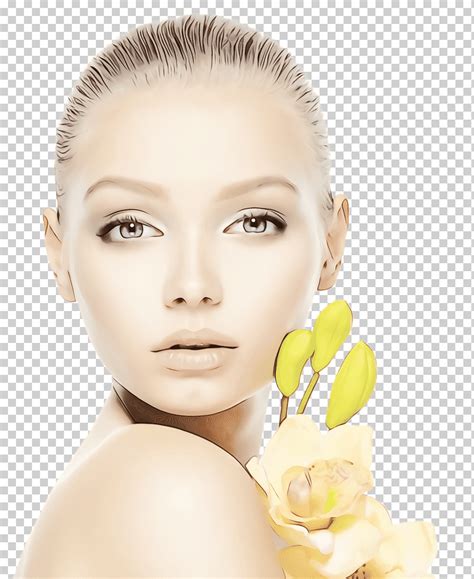 Cara piel pelo belleza ceja acuarela pintura tinta húmeda mejilla