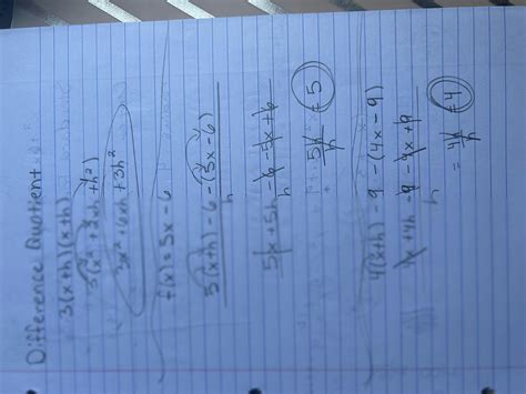SOLUTION Understanding The Difference Quotient Studypool