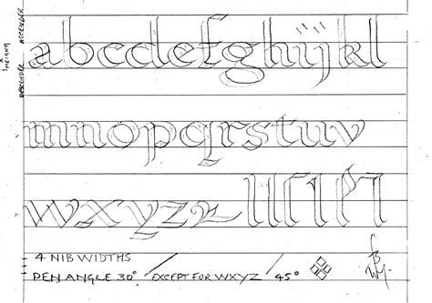 Free Printable Calligraphy Letters