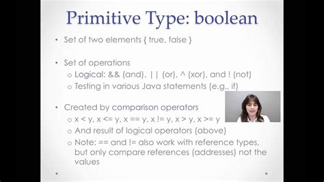 primitive type boolean youtube