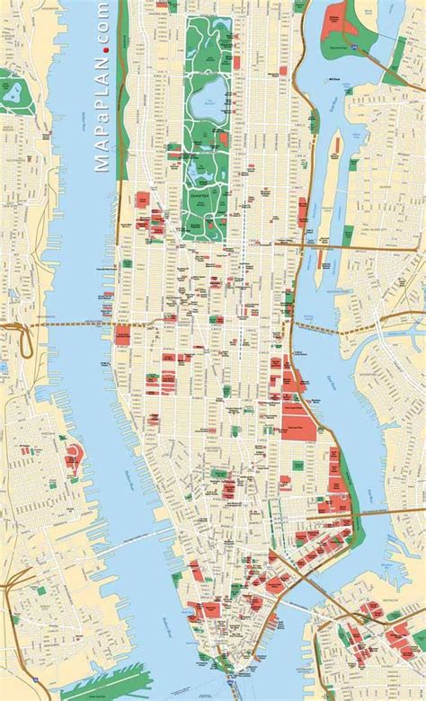 Free Printable Street Map Of Nyc