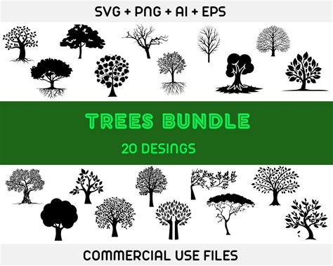Baum Svg Bundle Wald Svg Png Wald Svg Bundle Camping Svg Etsy Schweiz