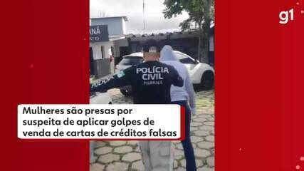Duas mulheres são presas suspeitas de envolvimento no golpe da falsa