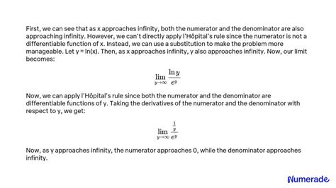 solved find the limits in problems 1 60 not all limits require use of l hôpital s rule limx →∞