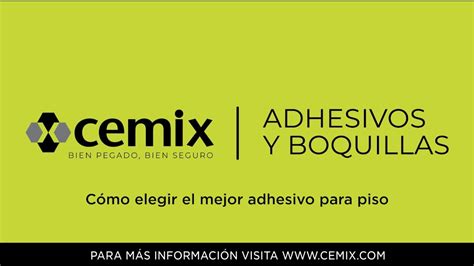 Cómo elegir el mejor adhesivo para piso de la marca CEMIX CEMIX