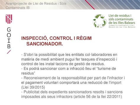 CONSELLERIA MEDI AMBIENT AGRICULTURA I PESCA DIRECCIÓ GENERAL ppt