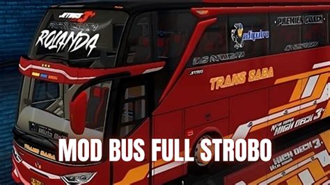 下載 Mod Bussid Full Strobo Bussid APK 安卓版 雷電模擬器