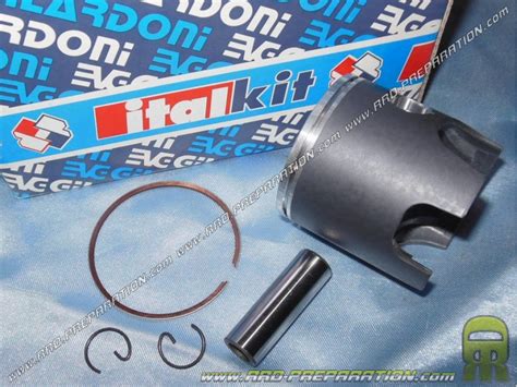 Piston mono segment ITALKIT by VERTEX Ø48mm axe 12mm graphité kit 75