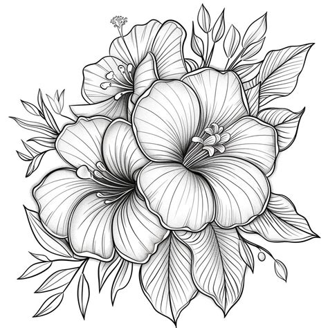 94 Dibujos De Flores Para Colorear