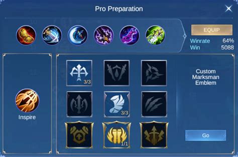 Best Miya Build Emblem Spell Items Guide Mobile Legends