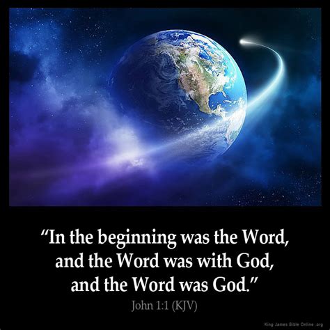 Verse Of The Day John 1 1 KJV Highland Park Baptist Church Lenoir