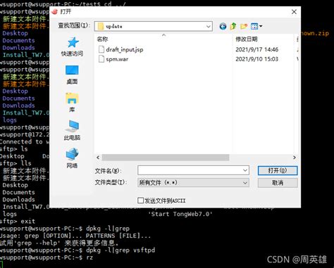 linux传输文件的几种方式（ftp、sftp、rz sz、scp）
