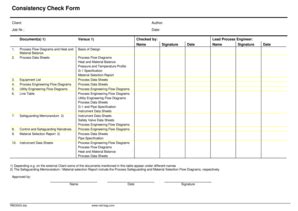 Fillable Online Consistency Check Form Red Bag Fax Email Print