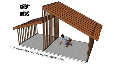 Skillion Roof Framing Plan