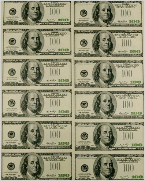 Plantilla Dolares Para Imprimir Otoley