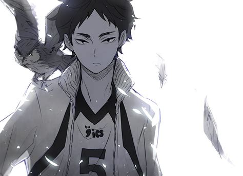 Akaashi Keiji Haikyuu Tablero De Anime Fukurodani Fondo De