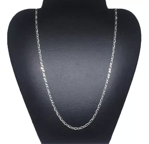 Cadena De Plata Ley 925 Tejido 1x1 Cv74 5grs60cmx2 5mm Cuotas sin interés