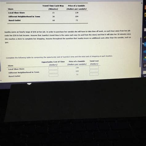 Solved 2 Determining Opportunity Cost Suppose That Juanita Chegg