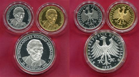 BRD Bundesrepublik Deutschland FRG Germany Platin Gold