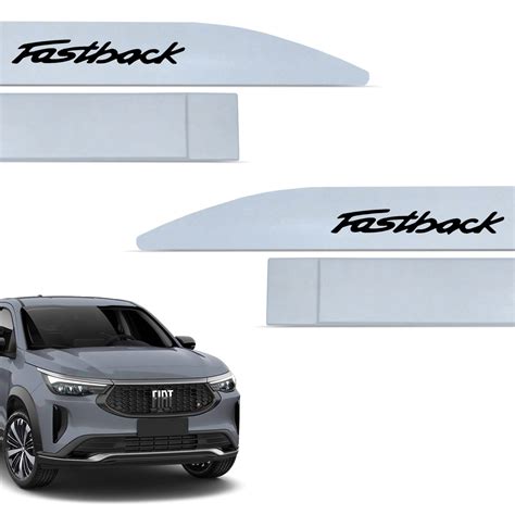 Friso Lateral Fastback A Cinza Strato General Car