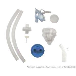 SYSTAM Kit de nébulisation CPS23 avec masque et embout buccal pour