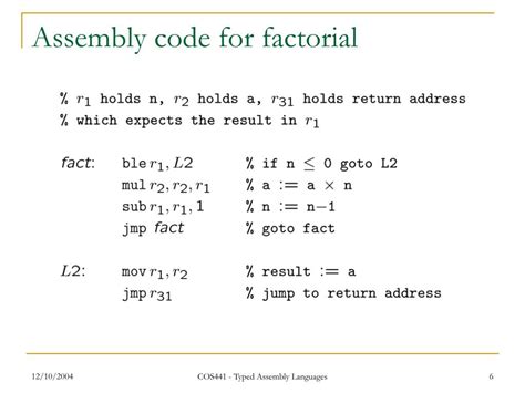 ppt typed assembly languages powerpoint presentation free download id 4149328
