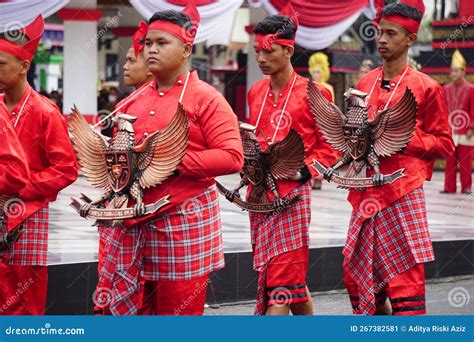 Indonesian Bring National Symbol Garuda Pancasila Editorial Photo