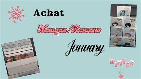 Achats Mangas Du Mois De Janvier YouTube