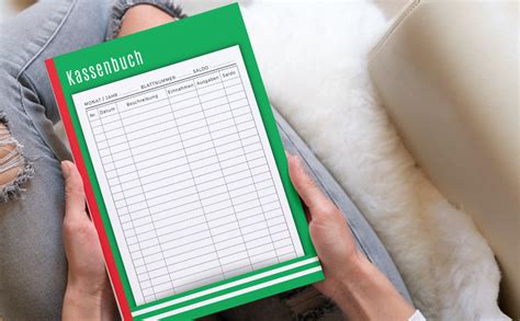 Kassenbuch Einnahmen Ausgaben Buch Perfekt für Selbständige und