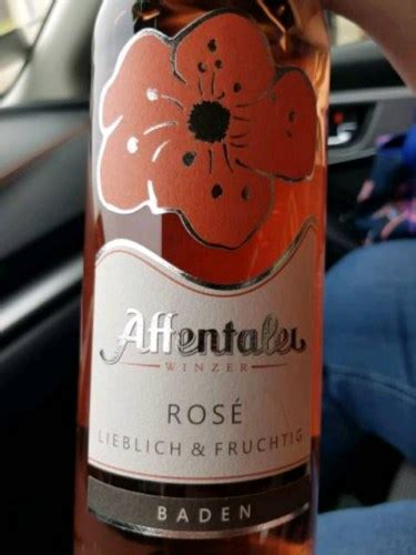 Affentaler Lieblich Fruchtig Rosé Vivino US
