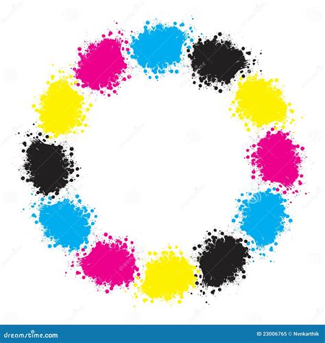 Cmyk Stock Vector Illustration Of Graphic Design Print 23006765