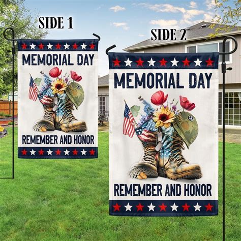 Memorial Day Remember And Honor Veteran Flag Tagotee
