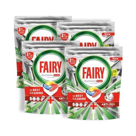 FAIRY Platinum Plus All in One Lemon 152 szt Kapsułki do zmywarek