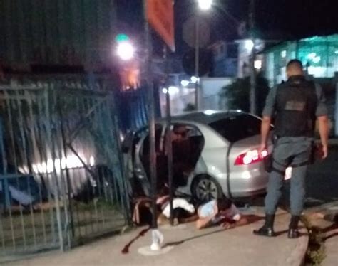 Perseguição e troca de tiros termina suspeitos baleados no Santo