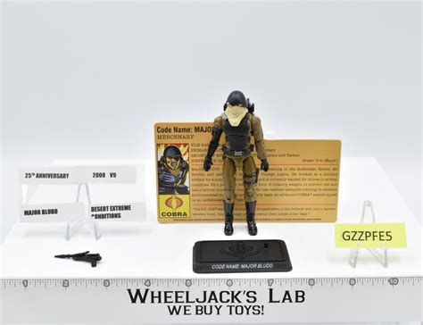 Major Bludd V9 100 Complete G I Joe 2008 Hasbro Action Figure