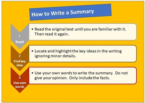 Words To Summarize A Paragraph