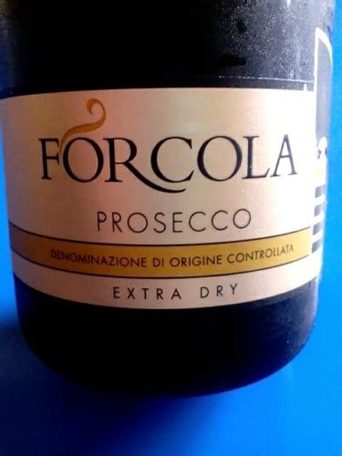 Forcola Prosecco Extra Dry Vivino US