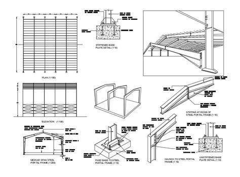 Steel Roof Truss Design Drawings