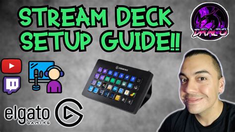 How To Use The ELGATO STREAM DECK Setup Guide Tutorial YouTube