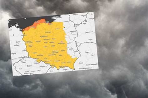 Wichury w Polsce i burze powracają Alert RCB dla 14 województw IMGW