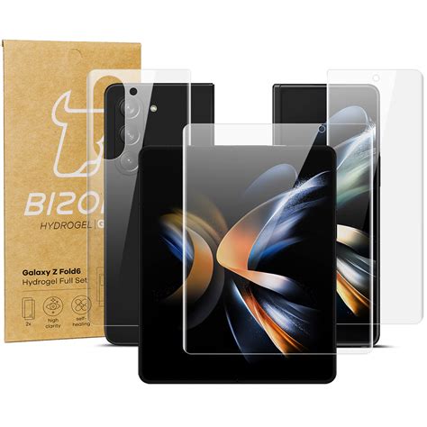 Folia hydrożelowa na tył i przód Bizon Glass Hydrogel Set Galaxy Z