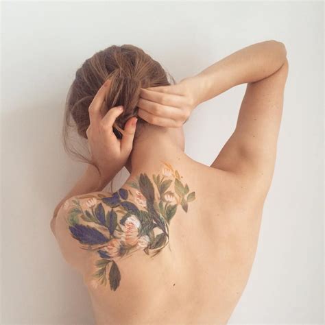 Watercolor Floral Painting Tattoo By Instagram Illustra