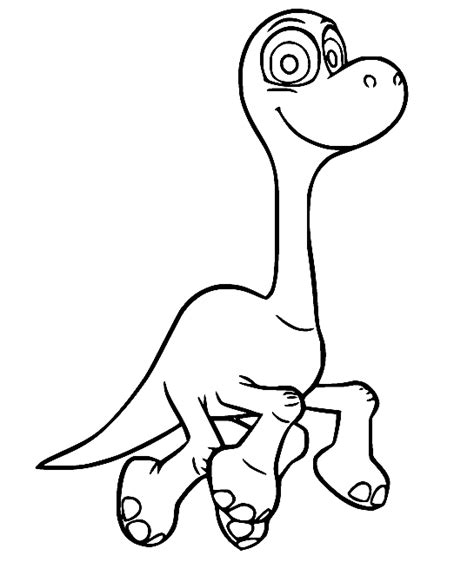 Coloriage Arlo du bon dinosaure Coloriages gratuits à imprimer