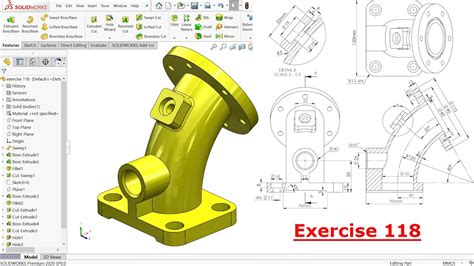 SolidWorks Tutorial For Beginners Exercise 118 YouTube