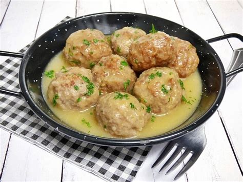 Albóndigas en salsa de cebolla Mis Cosillas de Cocina