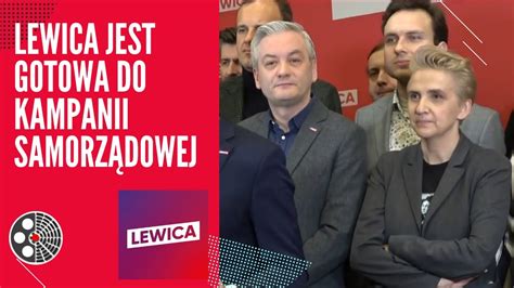 Lewica jest gotowa do kampanii samorządowej Konferencja prasowa po