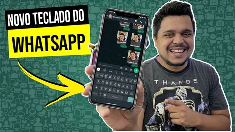 WhatsApp ATUALIZOU E Ganhou Um Teclado Novo 2024 YouTube